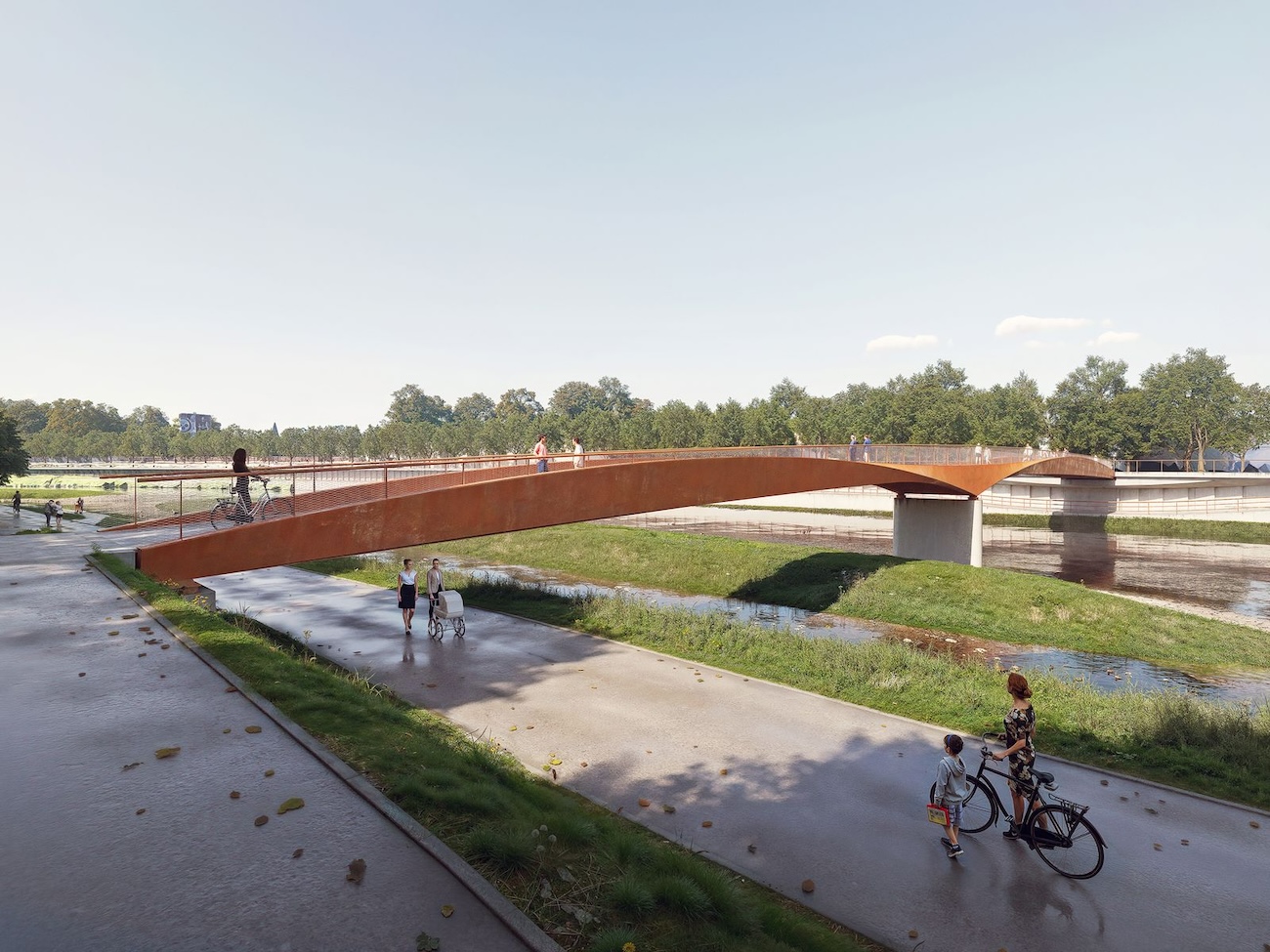 Lávka přes Vltavu u Výstaviště v Českých Budějovicích - Materiály pro ...