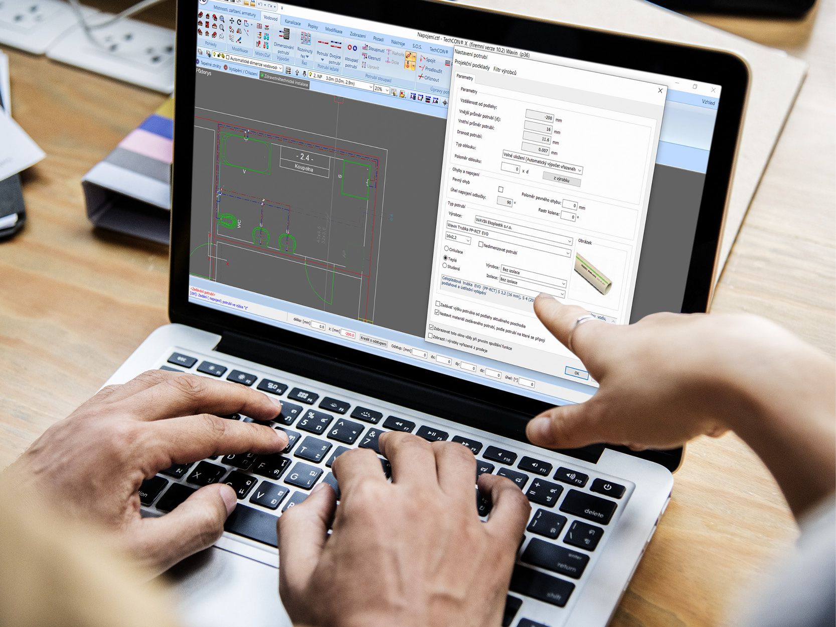 Program TechCON 10 rozšiřuje možnosti návrhů o systém sálavého vytápění ...